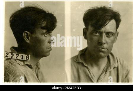 Photograph of Ray Stump. This item is the prison photograph, also known ...