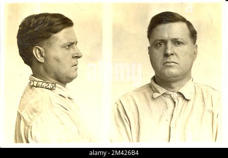 Photograph of J. D. Lee. Bureau of Prisons, Inmate case files Stock ...