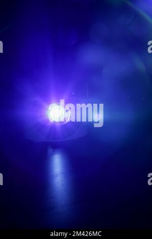 Lens Flare of a video projector, could also be an unidentified flying ...