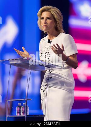 Laura Ingraham of Fox News speaks at the Conservative Political Action ...