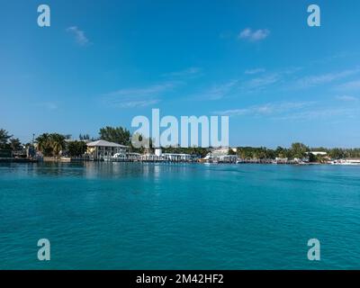 The marina in North Bimini in the Bahamas Stock Photo - Alamy