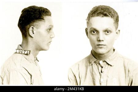 Photograph of Joseph White. Bureau of Prisons, Inmate case files Stock ...