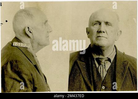 Photograph of J. W. Harris. Bureau of Prisons, Inmate case files Stock ...