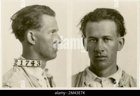 Photograph of S. E. J. Cox. Bureau of Prisons, Inmate case files Stock ...