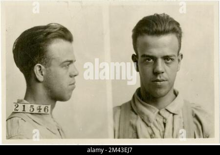Photograph of Joseph Baker. Bureau of Prisons, Inmate case files Stock ...