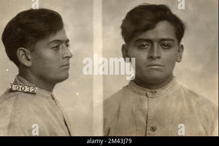 Photograph of Manuel Silva. Bureau of Prisons, Inmate case files Stock ...