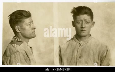 Photograph of J. H. Carter. Bureau of Prisons, Inmate case files Stock ...