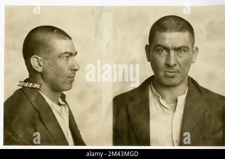 Photograph of Frank Raymond. Bureau of Prisons, Inmate case files Stock ...