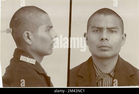 Photograph of Moses Tiger. Bureau of Prisons, Inmate case files Stock ...