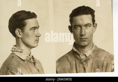 Photograph of J. J. McBride. Bureau of Prisons, Inmate case files Stock ...
