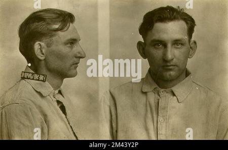 Photograph of George West. Bureau of Prisons, Inmate case files Stock ...