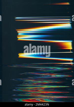 distorted display system breakdown glitch pattern Stock Photo - Alamy