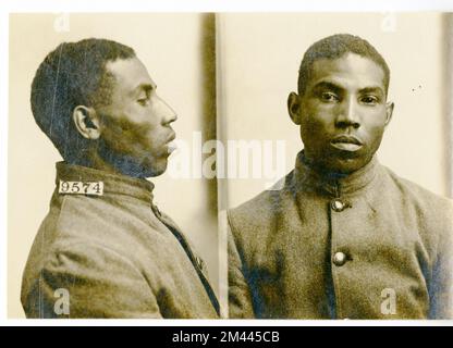 Photograph of Lewis Carter. Bureau of Prisons, Inmate case files Stock ...