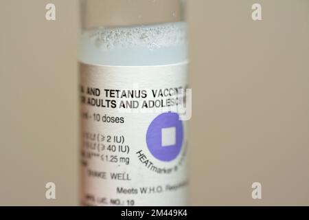 Cairo, Egypt, December 12 2022: Diphtheria Tetanus Vaccine for ...