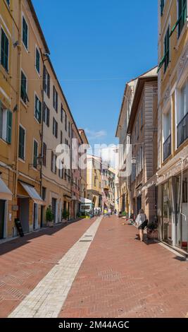 Impression of Imperia, a coastal city in Liguria, Italy Stock Photo - Alamy
