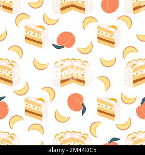 Traditional Uruguayan cake chaja in cartoon flat style. Hand drawn ...