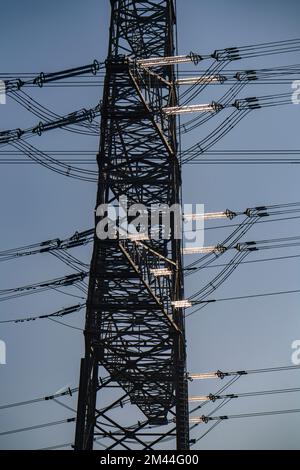 380 kV plant, switchgear, of the transmission grid operator Amprion, in ...