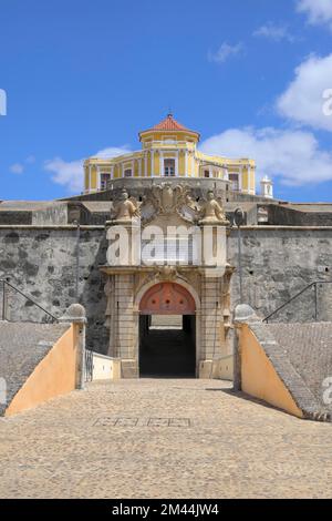18th Century Fort Conde de Lippe or Our Lady of Grace Fort, view to the ...
