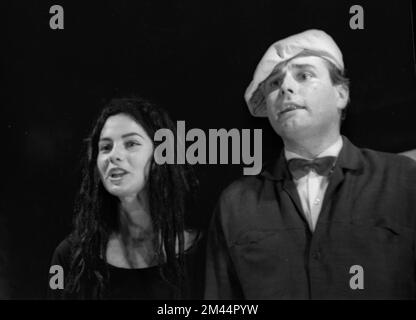 The cabaret artist Dietrich Kittner, shown here in 1963 with the ...