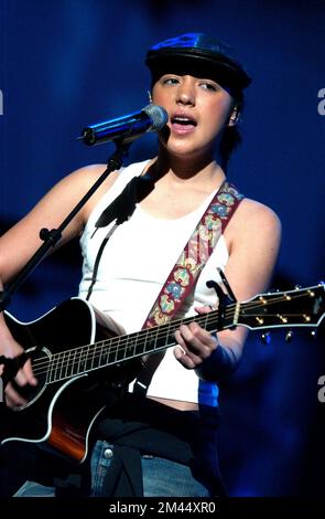 Michelle Branch performing at the 2002 Neil Bogart Memorial Fund Credit ...