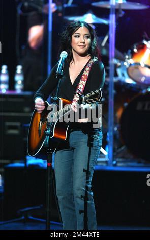 Michelle Branch performing at the 2002 Neil Bogart Memorial Fund Credit ...