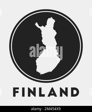 Flag of Finland. Finland circle flag logo icon computer vector ...
