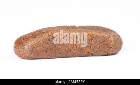 isolated cannabis hash piece, brown hashish on white background Stock ...