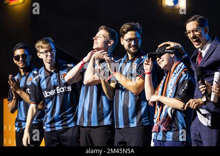 16 December 2022, Lower Saxony, Hanover: Niklot Stüber (player name ...