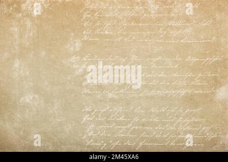 Used paper texture unreadable text. Stained paper sheet Stock Photo - Alamy