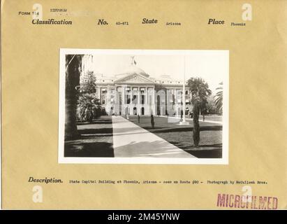 Original Arizona State Capitol building in Phoenix, Arizona Stock Photo ...