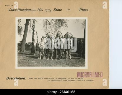 Tama, Iowa, Indian Reservation For Mesquakie, Sac and Fox Tribes ...