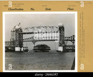 Bridge Over Passaic River. Original caption: Bridge Over Passaic River ...