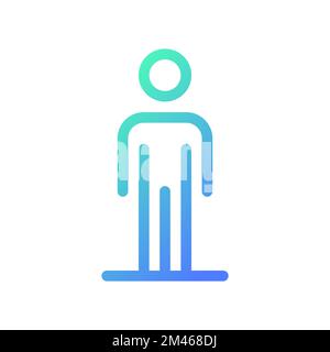 Pedestrian pixel perfect gradient linear ui icon Stock Vector Image & Art - Alamy