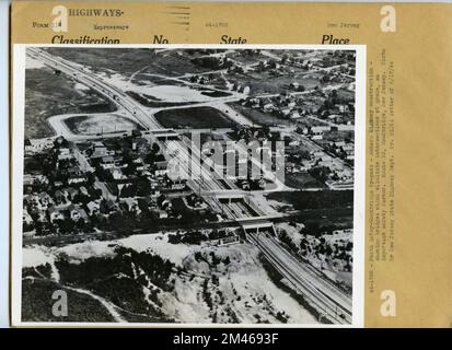 Route 4 Intersections, New Jersey. Original caption: 47-1427 Junction ...