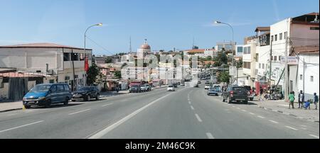 Luanda Angola - 11 06 2022: Panoramic view at the Maianga and Alvalade ...