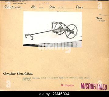 Egyptian Chariot. Original caption: National Museum. Egyptian chariot ...