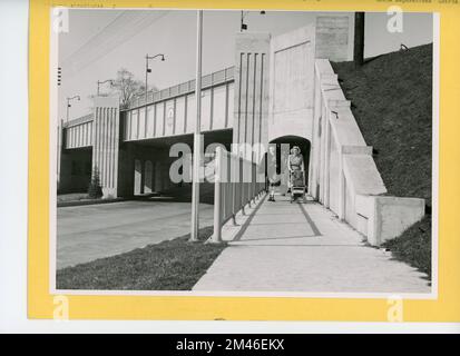 Pedestrian Walkway/Underpass in Maryland. Original caption: Grade ...