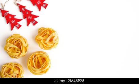 Food, Pasta with christmas decoration, Christmas foodie, Xmas pasta ...