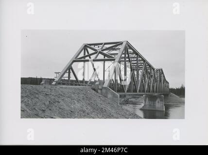 Upper Liard River Bridge. Original caption: Upper Liard River Bridge ...