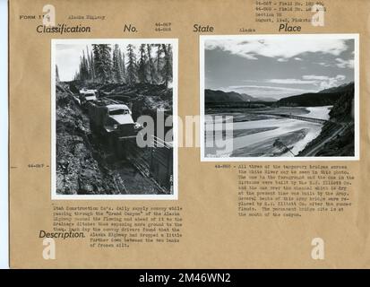 Thawing of Perpetually Frozen Silt on Alaska Highway. Original caption ...