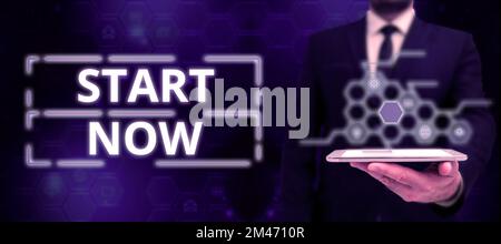 Text showing inspiration Do It Now. Internet Concept not hesitate and ...