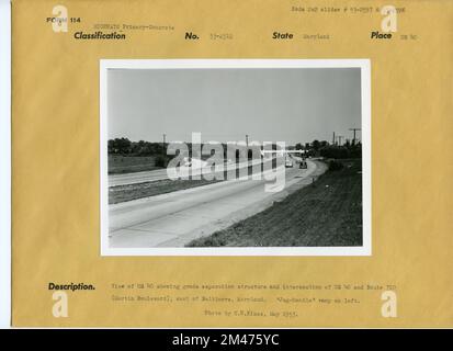 Intersection of US 40 and Route 700. Original caption: Intersection of ...