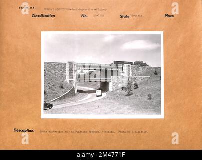 Pentagon network, Virginia. Original caption: Photo by Kines and Ritter ...