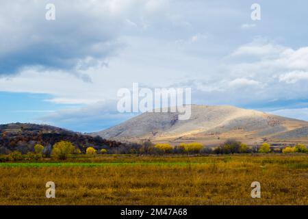 Amazing view of Magnificent autumn carpet in The Rhodope mountains ...