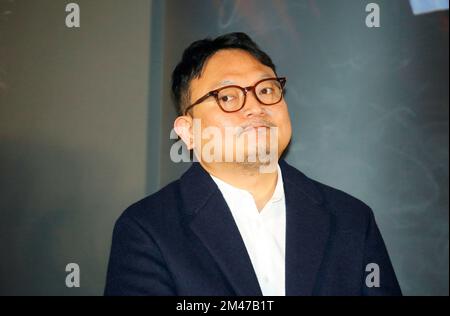 Lee Hae In of South Korea performs in the figure skating exhibition ...