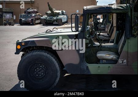 Interior detail of a Humvee off-road military Stock Photo - Alamy