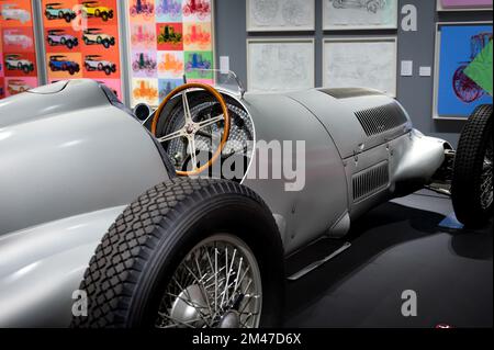 historic racing car 1937 Mercedes Benz W125 Grand Prix Car Stock Photo ...