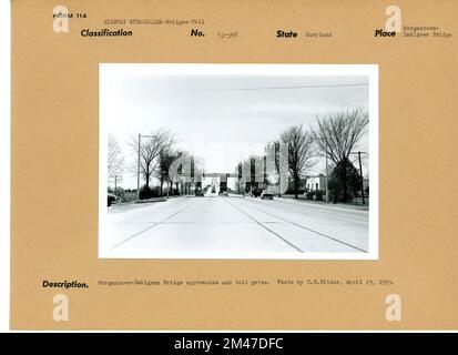 Morgantown-Dahlgren Bridge. Original caption: Morgantown-Dahlgren ...