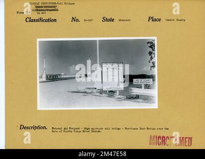 Osage River Bridge. Original caption: Missouri - Osage River Bridge ...
