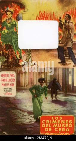 Vincent Price and Phyllis Kirk, "House of Wax" 1953 Warner Bros. File ...